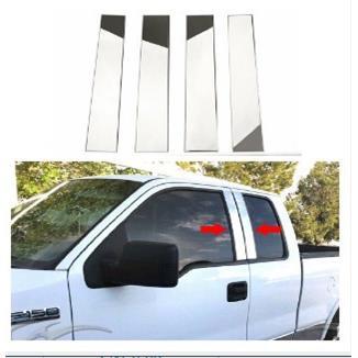 适5用于Ford福特04-14款银F15车窗饰0条1-23款f150电镀246镜面中