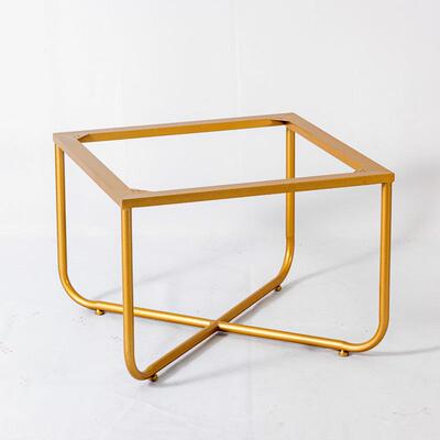 方形茶11821支架金属桌腿脚几脚边茶几支撑腿铁艺不锈钢桌桌几子