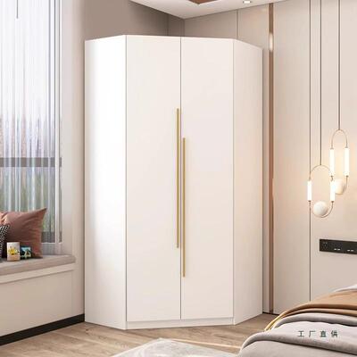 转角衣QZO柜家墙用多功能角储物柜小户小型三角形角柜实木质定制