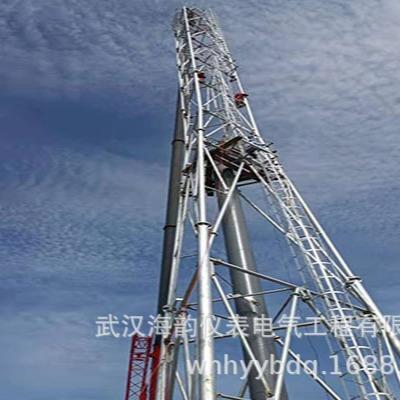 迎高温战酷暑海韵员工奋斗在放散点火装置项目施工现场