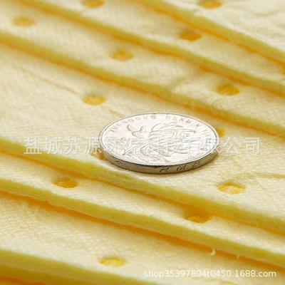 工厂直销黄色吸液棉实验室专用吸酸液棉化学吸附棉片使用方便安全