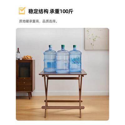 方叠桌餐桌家用EOD小桌出租房小正户型简折易方形餐桌