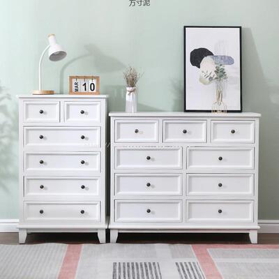 米抽澳墙拉美式五斗柜NHS收纳柜轻奢储物纳柜屉柜九斗柜卧室靠收