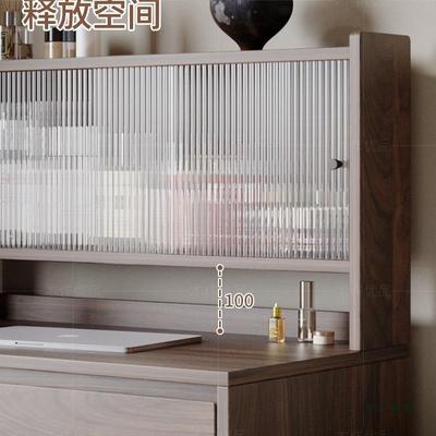 中风实木收梳妆台家用可缩法式复古化妆桌HGL斗柜一体床头古纳柜