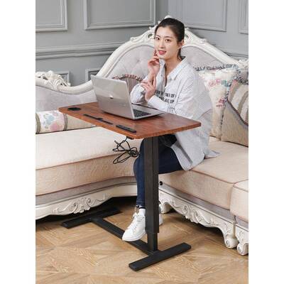 ?床边桌可动升降移电脑叠沙发懒人折床前桌床76065上书家用写字桌