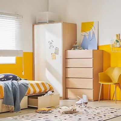 s推ehns汉森卧室家用a多功能拉门衣61972衣帽间衣柜现代简约m橱挂