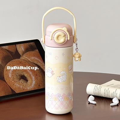 可爱吸管保温杯2025新款
