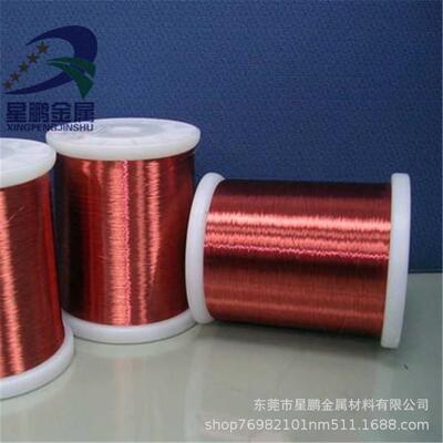 T2无电红导铜VST丝包铜线0.1-mm-8mm氧紫铜漆丝裸铜丝柔软饰品红