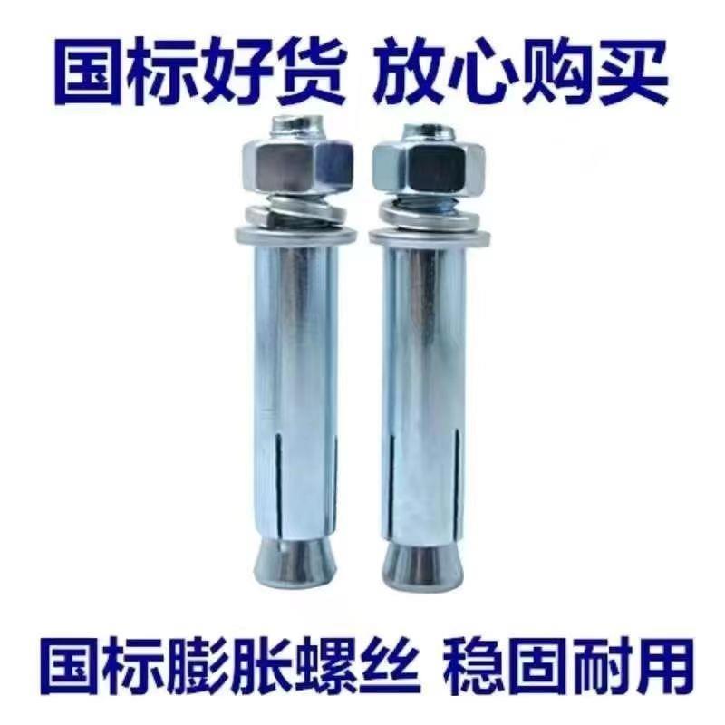 一整箱 镀锌国标膨胀螺丝M8m10M12螺栓膨胀螺丝专用加长膨胀螺丝