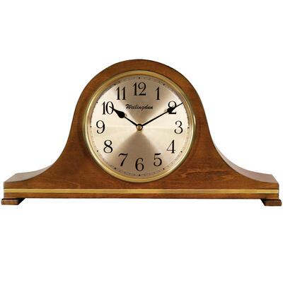 威灵顿座钟简约座钟客厅实木台钟摆中式时钟整点报时T20211家居