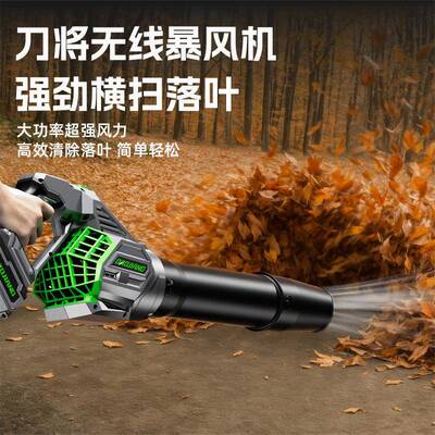 锂电暴风机PUC暴家用扫雪业级大功率鼓风工尘机园林除果园扫叶机