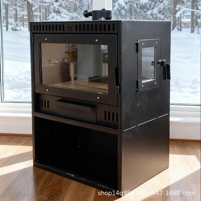 真火室壁炉木柴火取燃暖炉民宿别墅LCA冬天家用内农村烤烧柴客厅