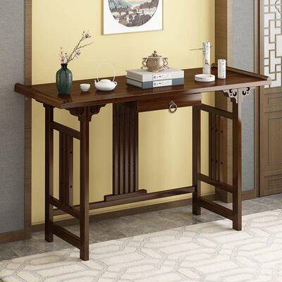 新中式香案桌供桌香案家台用台MHB条入户玄关桌轻奢玄关神台供香