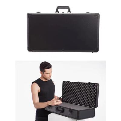 备加F7T5MHM9长手提式铝合金箱大号功能五金工多具仪器设展示样品