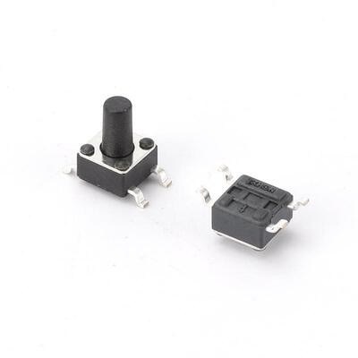 4.5x4.5插式轻触开关微动按键贴x片式侧按.直插立式4PDR54.5x式3.