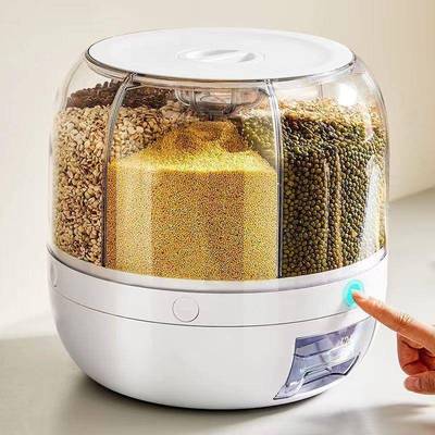 旋转装米桶家防防潮密封米OTF箱储物罐大分米缸五虫谷杂用粮隔收