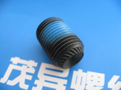 链轮链条滚动轴承用内六角凹端滚花顶丝ISO4029