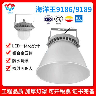 LED海洋王NFC9189防爆三防灯9186免维护LED灯化工厂煤矿石油实用