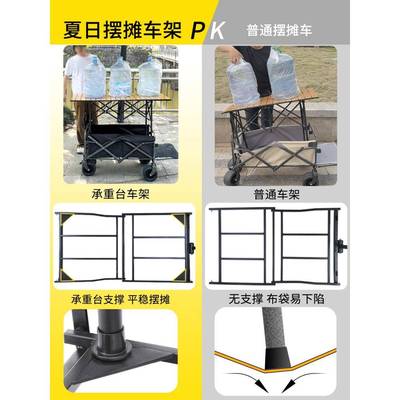 摆摊推车地摊折桌烤肠专用车手推移小动野餐车叠户外露87773营车