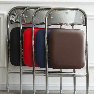 家用折脑叠OGJ椅椅子便携办会议公椅简约电椅餐椅座椅培训凳子靠