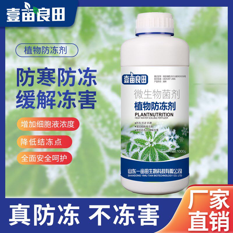 植物防冻剂防寒冻害保护液果树大蒜白菜花卉苗木通用农作物抗冻剂