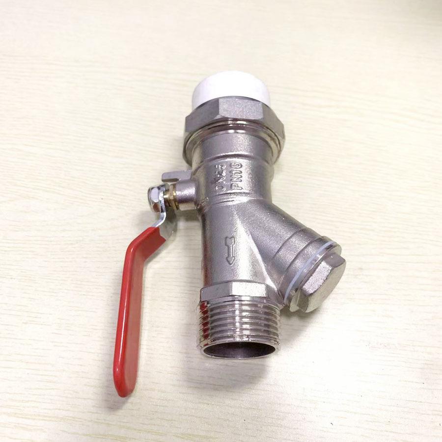 供应地暖进水PPR过滤器套活接球阀热熔132铜器无品牌/开寸关阀门