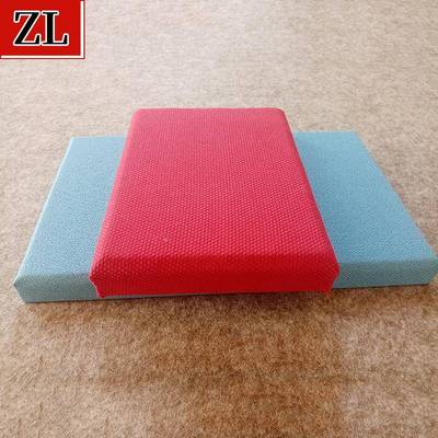 布艺软包吸板电影院K间T包V直播隔音板音玻纤吸音814板软材料厂家