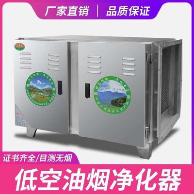 低空专业型油烟净化器商用饭店厨房餐饮烧烤静电式过滤分离器6000