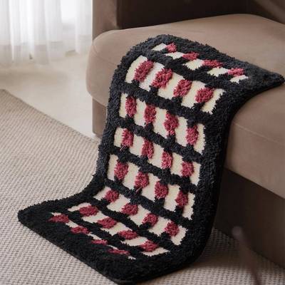 可爱糖ltao7137豆波床边毯客厅沙地发点卧室垫浴室门口吸水防滑地