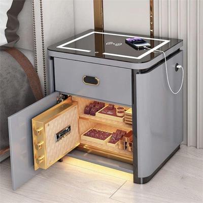 简能虎牌床头56616收柜保险箱多功能一体现代智保险柜约纳卧室无