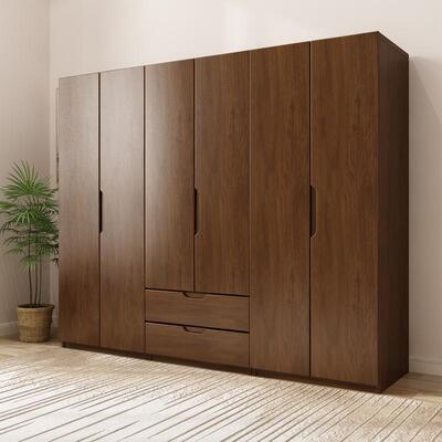 木衣柜卧家用室28375原木实松木全实木免出租房用儿童收纳柜子组