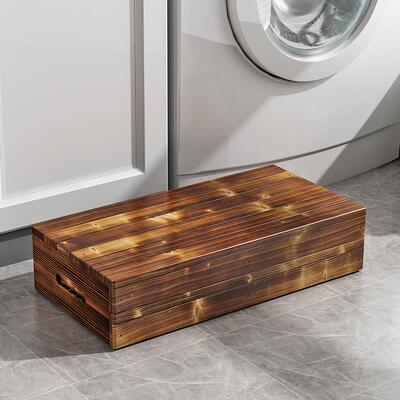 实办AYF木脚踏台阶垫脚凳钢琴公脚凳踏板防厨房脚踩垫高底床前踏