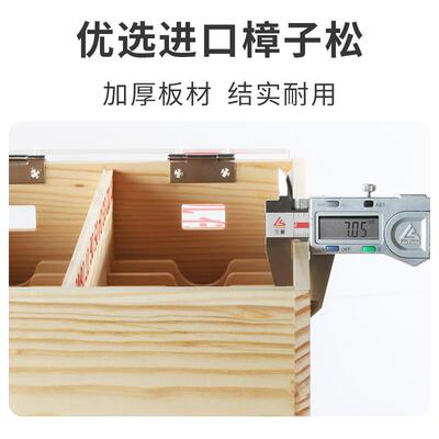 木透亚克力实制手机保管箱挂墙充电明工厂员工带81066定锁存放柜