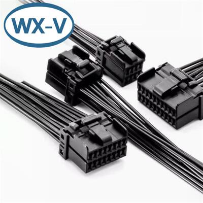 174047-2线束AMP174047-220孔公头汽车升窗器接头纺织机接头