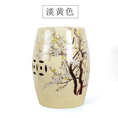 x新款时尚美式欧式新中式梳妆凳陶瓷凳陶瓷鼓凳鼓墩绣墩仿古坐凳