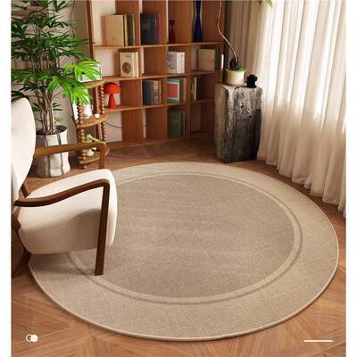 UMO级感高圆形毯电脑地椅转室椅书房客厅摇摇椅卧沙发日式地垫