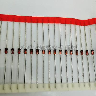 （2500N只）1N4733A1W编带稳管二极管147A335V15.压1V玻璃直插DO-