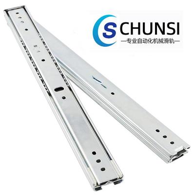 线性滑轨三段抽拉型重载钢型可互锁36mm宽SRR36工业机柜滑轨IDC08