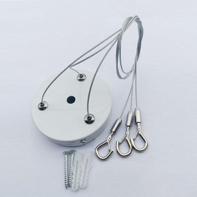 灯具配件led办公室吊灯吊线包面板灯平板灯钢丝吊绳一拖三一拖四