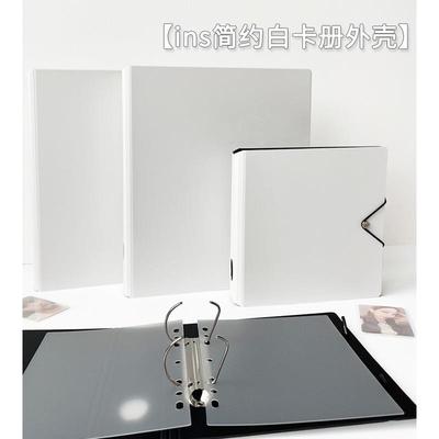 RINGNOTE简约追星卡册外壳A5四宫格A4九格爱豆3寸小卡收纳