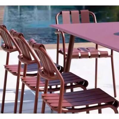 户外洽谈桌茶椅现庭院阳台网红餐桌椅露UEE天厅室代外奶店咖啡休