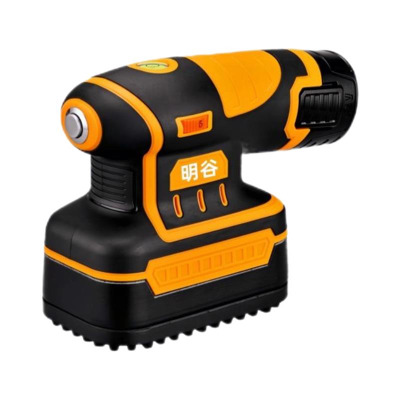 新款12V锂电瓷砖震动器瓦工新型工具小型振平器特小贴墙平铺机