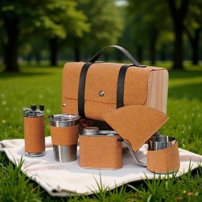 户外营软木咖啡24636杯手冲咖啡壶啡品便携式手提包咖露套装礼商