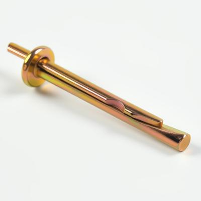 加硬彩锌插壁虎膨片胀螺丝敲胀击式膨胀钉水泥墙快速打入式96124