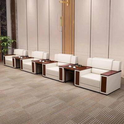 办套公沙发务贵宾接待商简约会客公室休息区沙发茶几sxs6T765装办