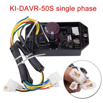 单相KI机-DAVR-50S发505KWAVR基波尔电自动稳BH018压S器面板