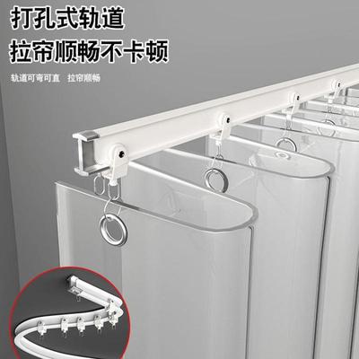 用空调透门帘明防冷气可推拉MG1688-K铺折叠隔断帘隔热挡风店商轨