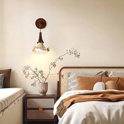 美台式中古风小床壁灯客厅装饰古55006复新款高级餐厅吧头悬挂氛