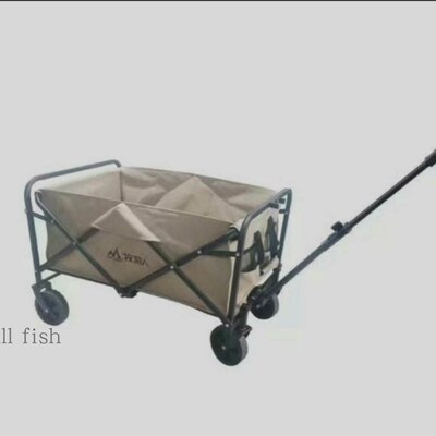 牧游人野营车摆摊野餐营地小推车可折叠手推车旅行便携手拉小推车
