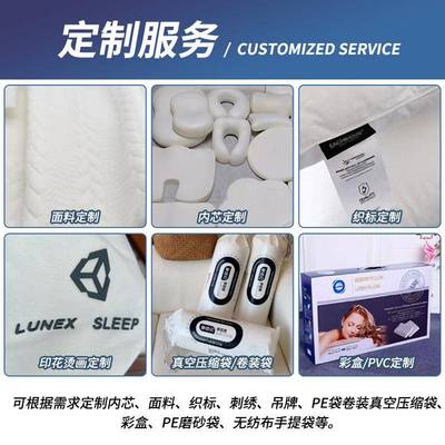 新款零压记忆忆棉枕头定制成人学专用舒适生颈记枕头MSF2025-护颈